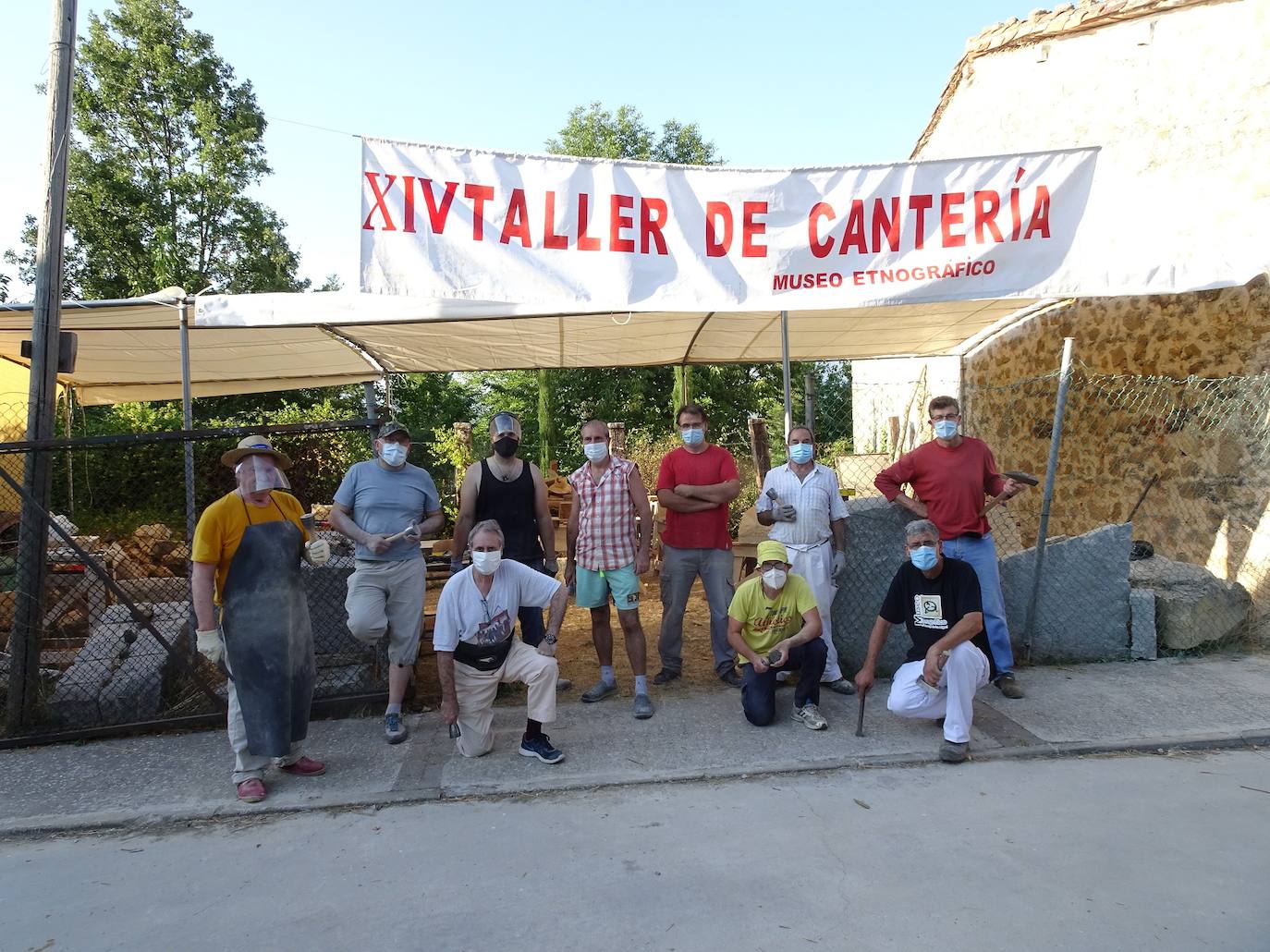 Fotos: El Museo Etnográfico de Montejo de San Miguel organiza su taller de cantería | BURGOSconecta
