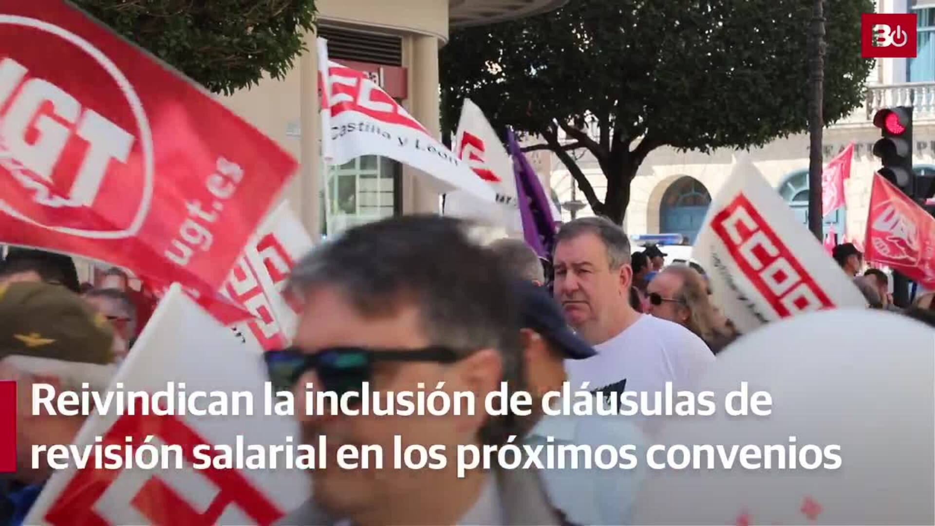 Manifestación Del 1 De Mayo De Ccoo Y Ugt En Burgos Burgosconecta