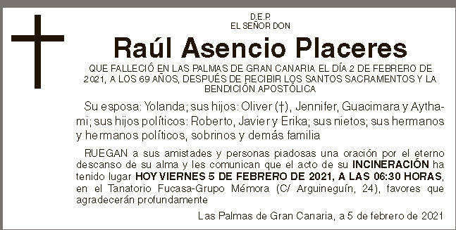 Raúl Asencio Placeres | Canarias7