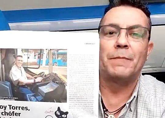 El chófer tiktokero vuelve a triunfar en redes | Canarias7