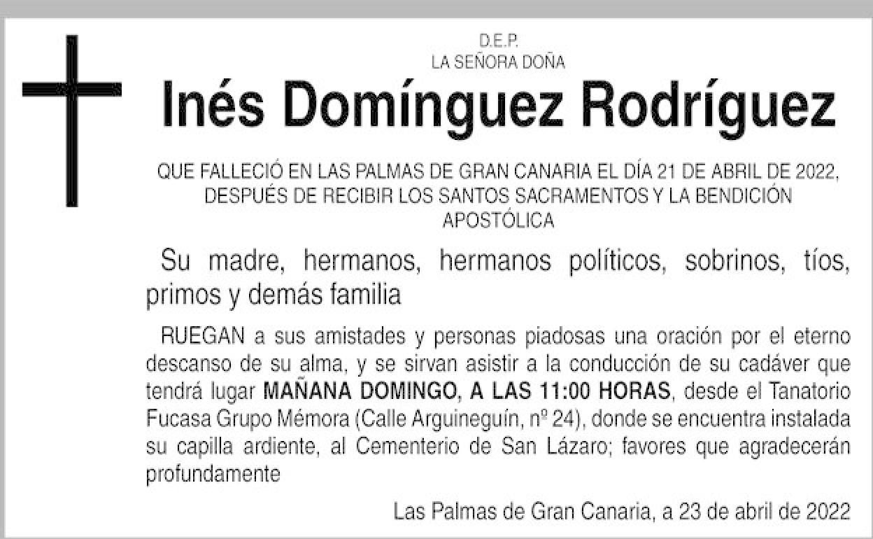 Inés Domínguez Rodríguez | Canarias7