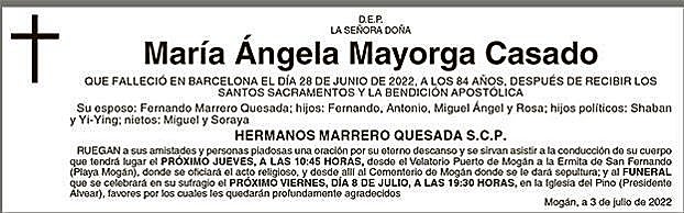 María Ángela Mayorga Casado | Canarias7