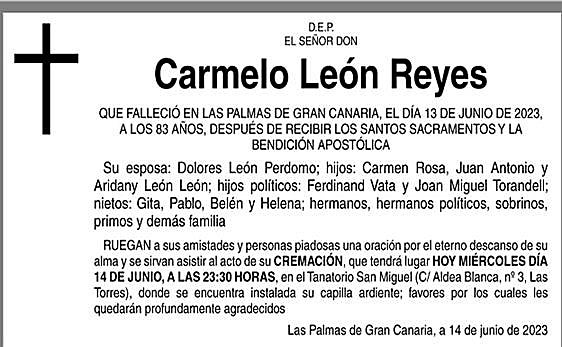 Carmelo León Reyes | Canarias7
