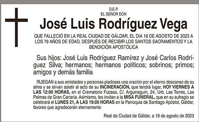 José Luis Rodríguez Vega | Canarias7