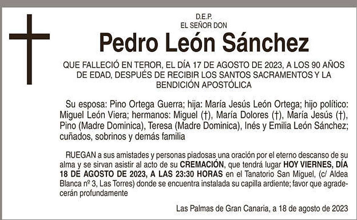 Pedro León Sánchez | Canarias7
