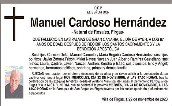 Manuel Cardoso Hernández | Canarias7