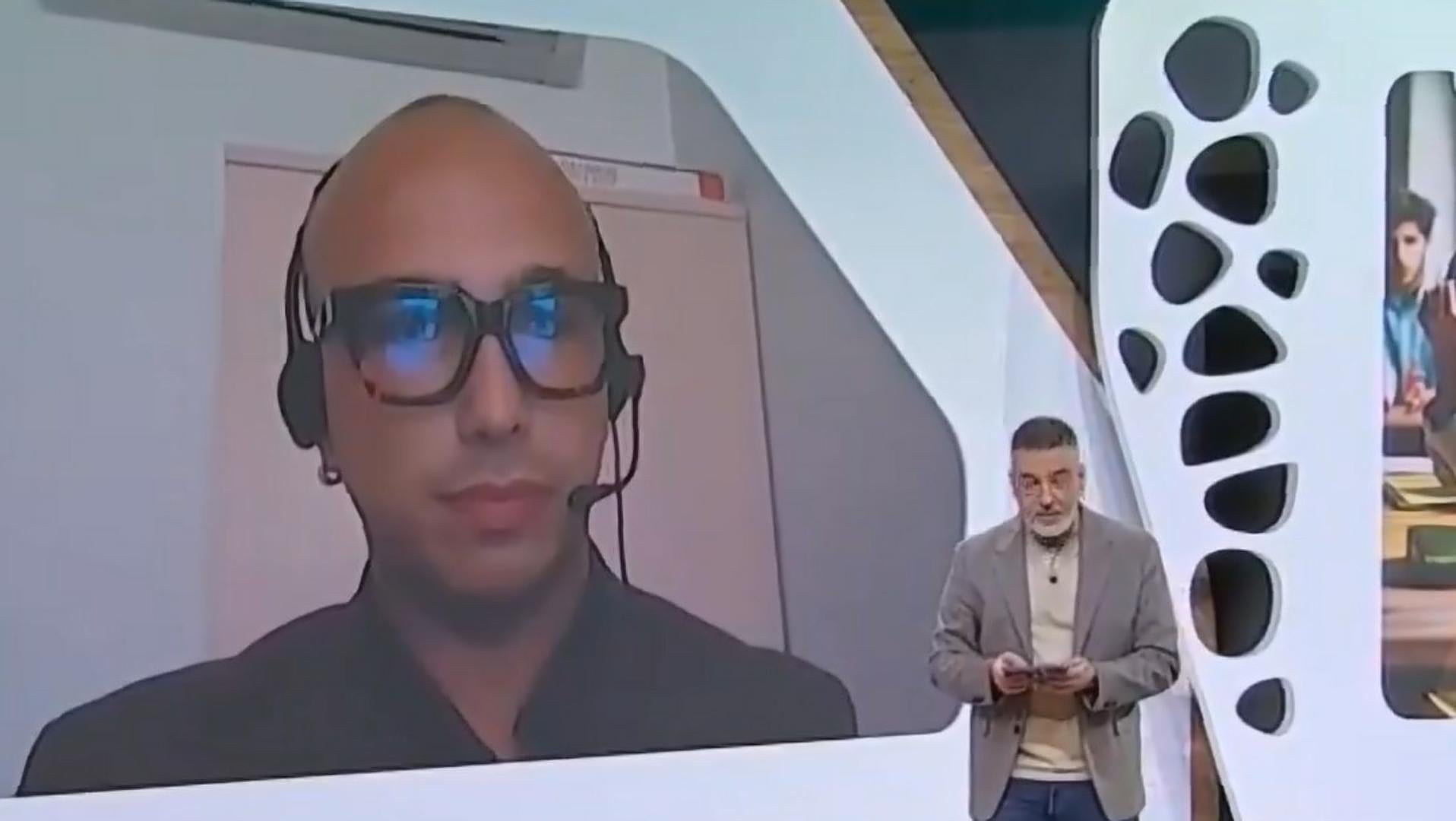 Emma Colao corta en directo tras la confusión de género del presentador ...