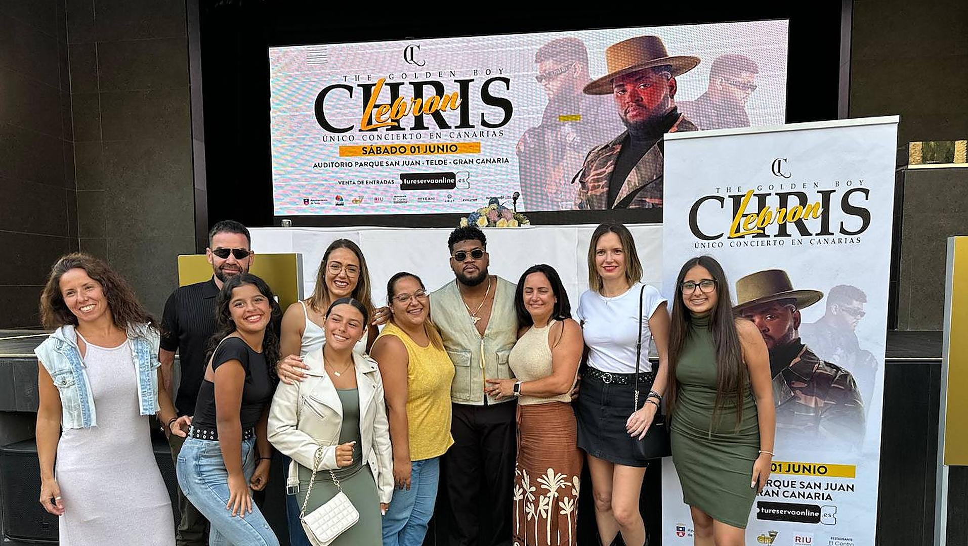 Chris Lebron: «Voy a devolver todo el cariño que me ha dado Canarias ...