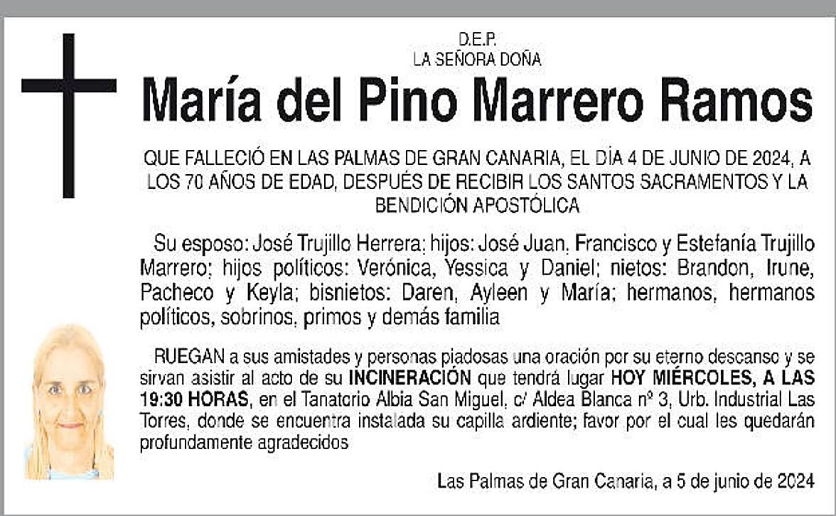 María del Pino Marrero Ramos | Canarias7