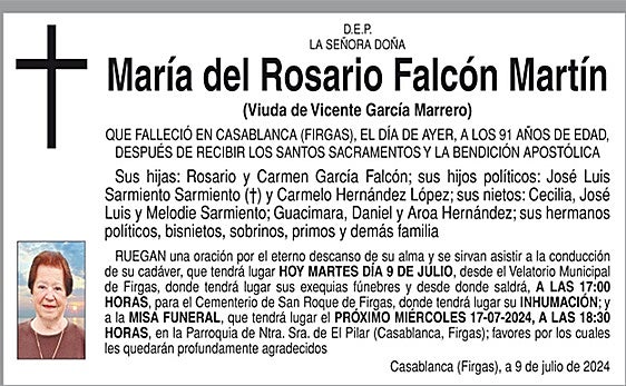 María del Rosario Falcón Martín | Canarias7
