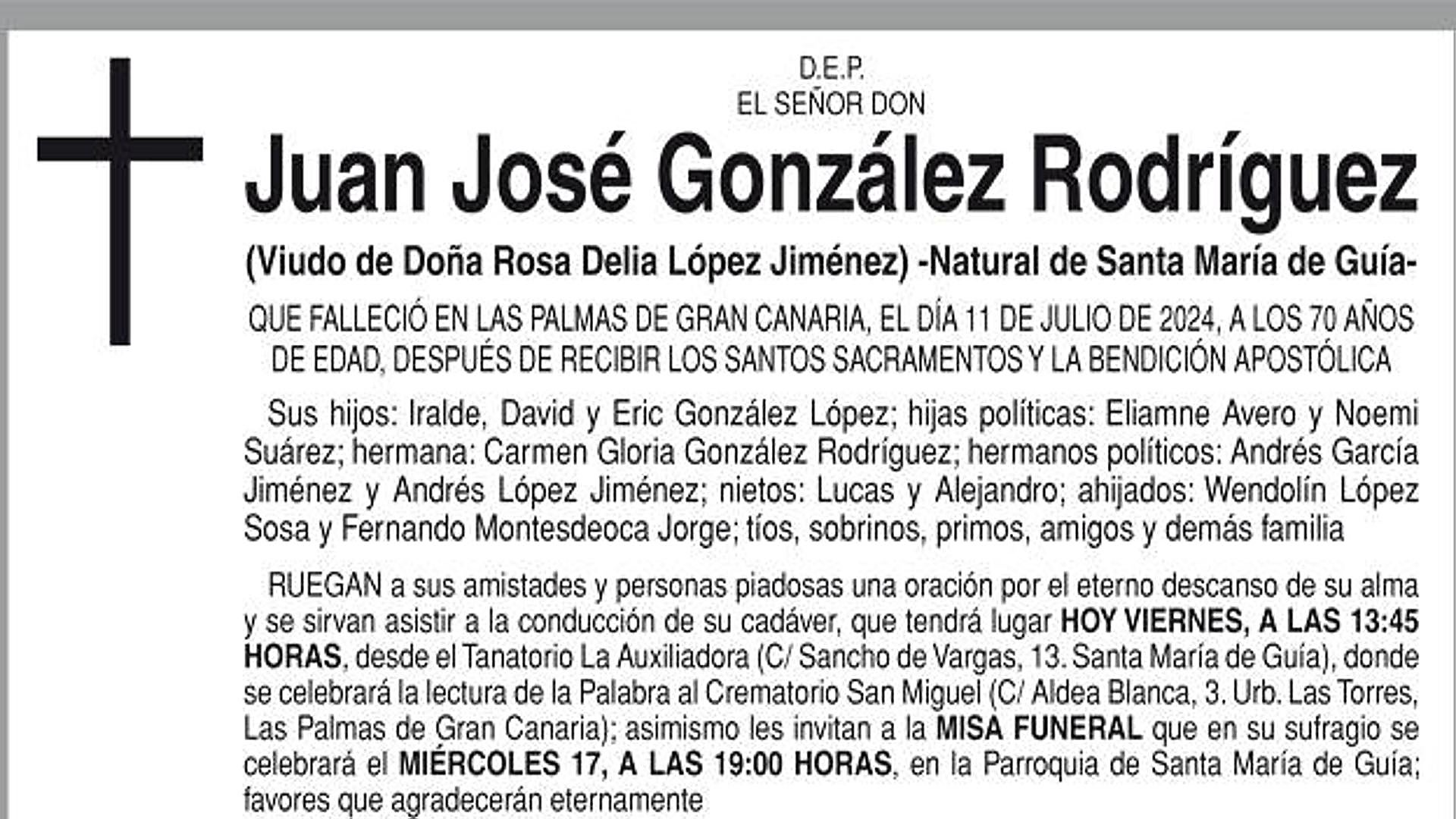 Juan José González Rodríguez | Canarias7
