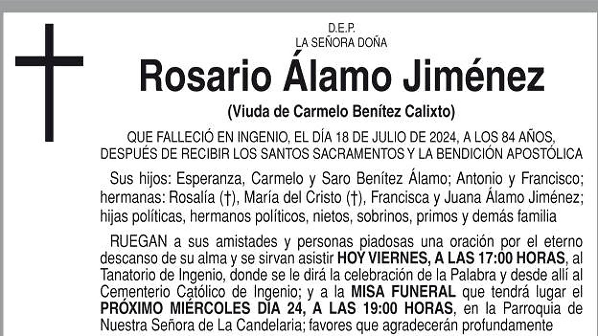 Rosario Álamo Jiménez | Canarias7