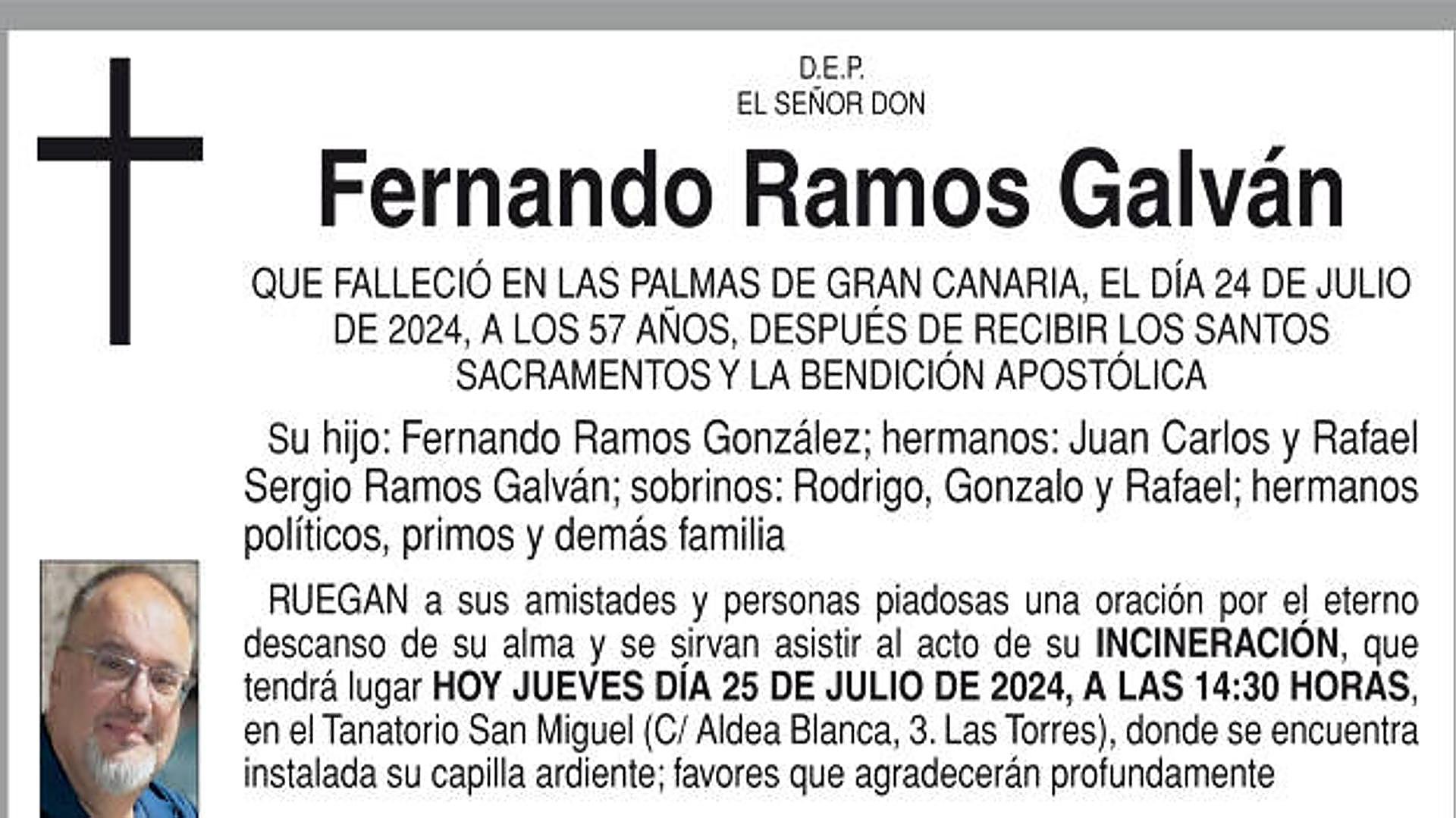 Fernando Ramos Galván | Canarias7