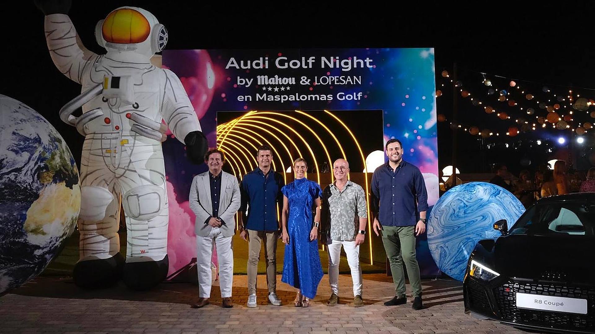 Audi Golf Night by Mahou & Lopesan, el cielo de Maspalomas brilla más ...