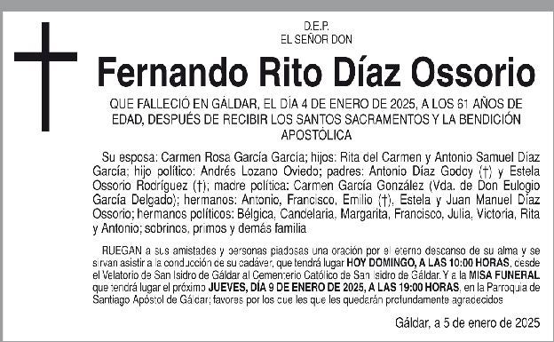 Fernando Rito Díaz Ossorio | Canarias7