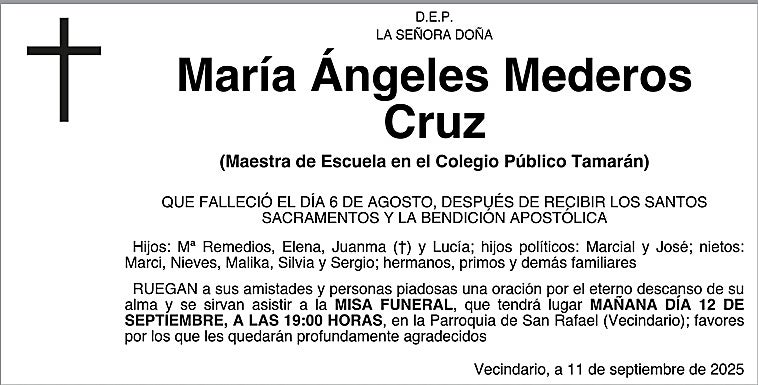 María Ángeles Mederos Cruz | Canarias7