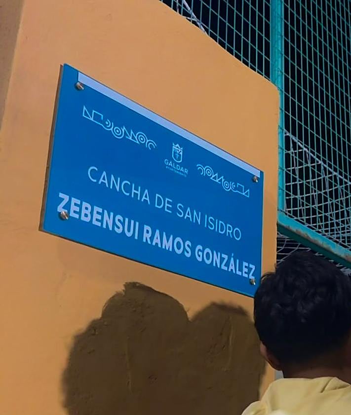Zeben Ramos y una cancha que le rendirá homenaje de por vida | Canarias7