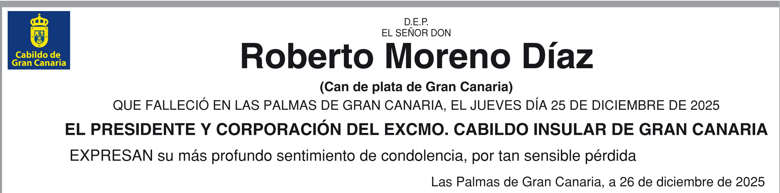 Roberto Moreno Díaz | Canarias7