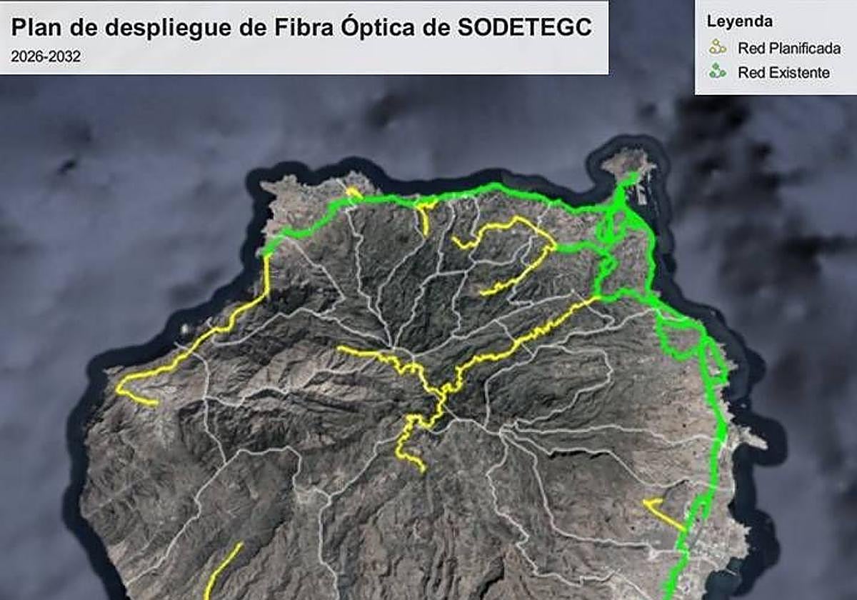 El Cabildo de Gran Canaria prevé ampliar su red de fibra óptica en 128 ...