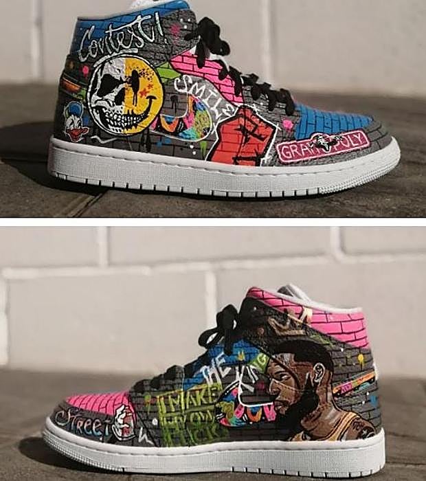 Vicustom Shoes: El artista malagueño que convierte zapatillas en obras ...
