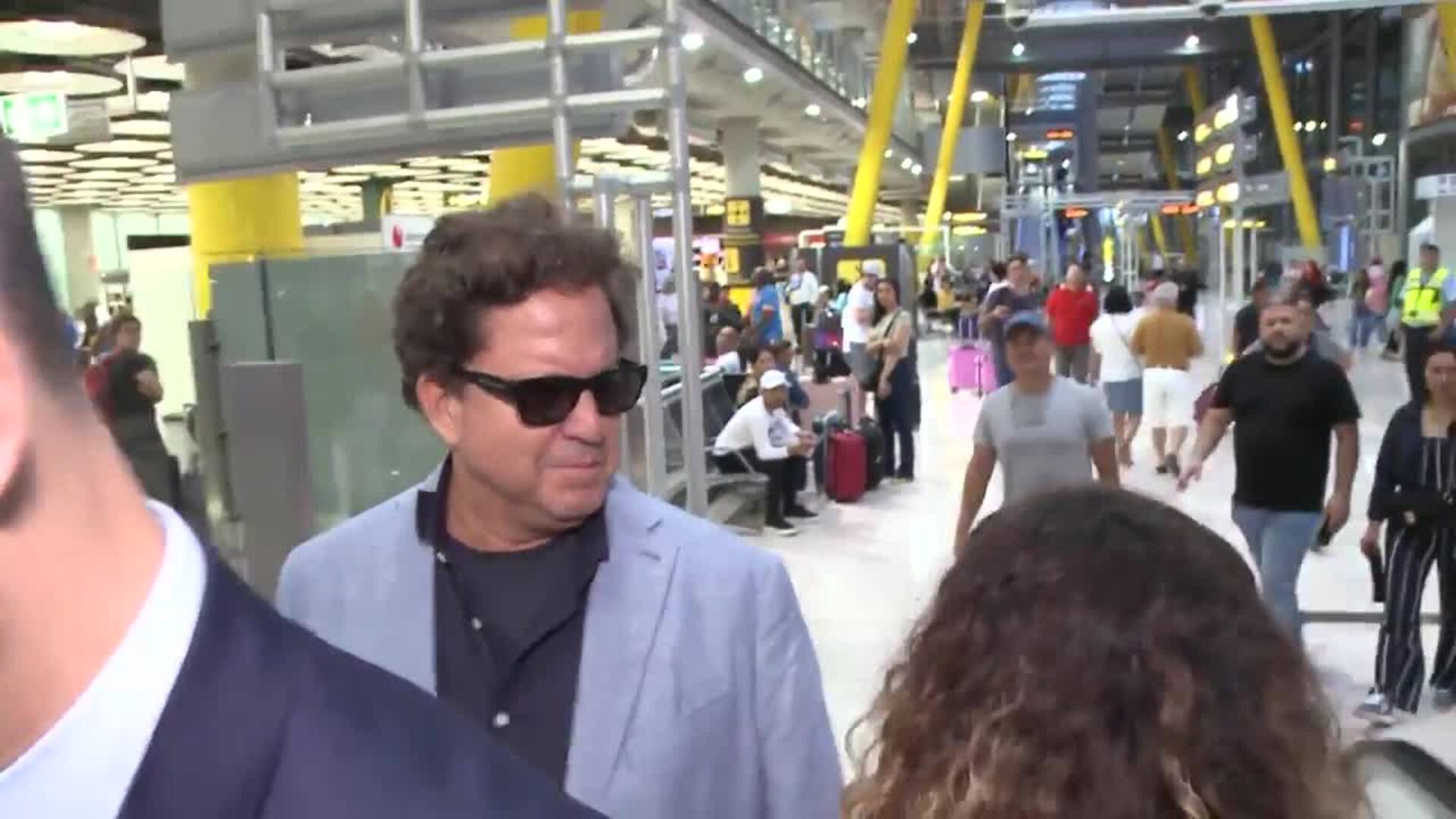 Chabeli Iglesias esquiva a las cámaras a su llegada a Madrid para la ...