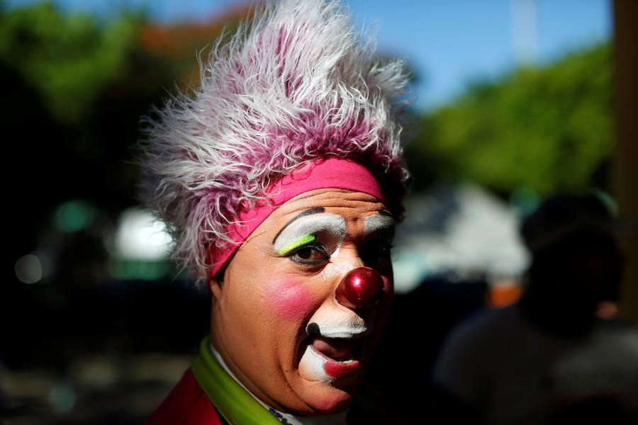 Fotos: Día Internacional del Payaso en México y El Salvador | El Diario ...