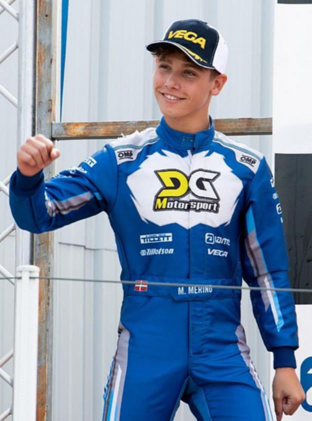 El piloto de karting Mikel Merino, tercero en el Campeonato de la ...