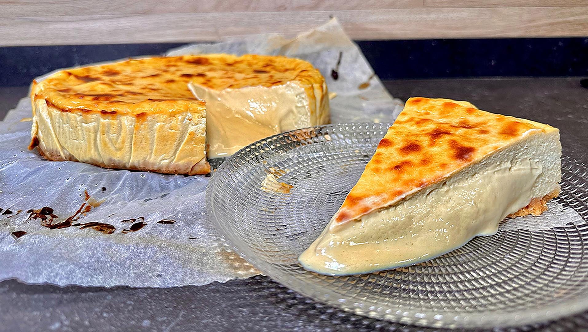 Receta de tarta de queso con crema de pistacho | El Diario Vasco