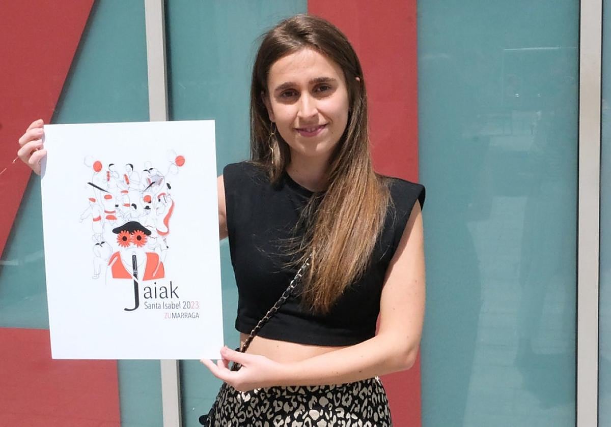 Zumarraga: Nerea Murillo firma la portada del programa de fiestas | El Diario Vasco