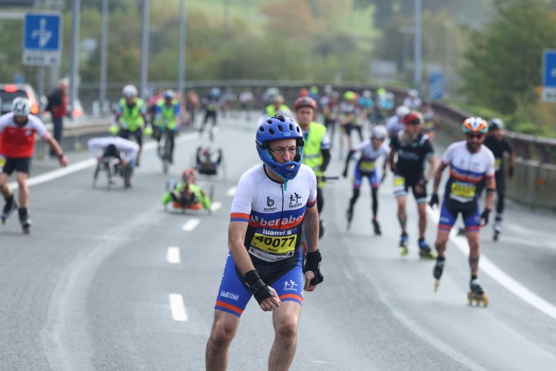 Las fotos de la carrera de los rollers en la Behobia - San Sebastián ...