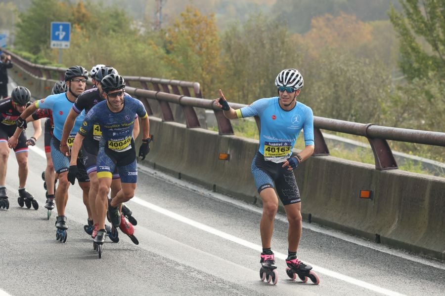 Las fotos de la carrera de los rollers en la Behobia - San Sebastián ...