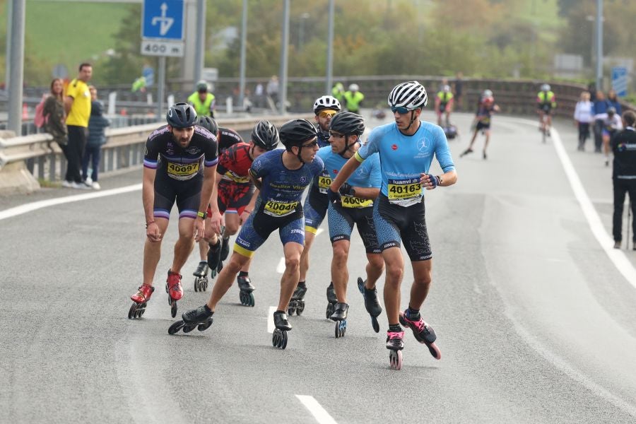 Las fotos de la carrera de los rollers en la Behobia - San Sebastián ...