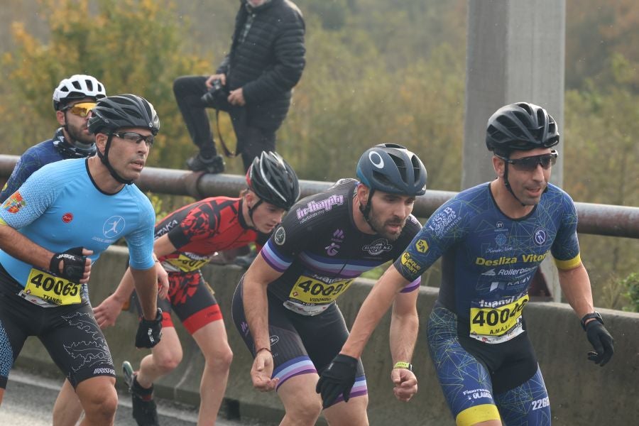 Las fotos de la carrera de los rollers en la Behobia - San Sebastián ...
