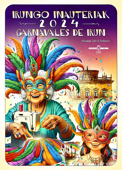 El Messi de los carteles de Carnaval siembra la polémica en Irun | El Diario Vasco