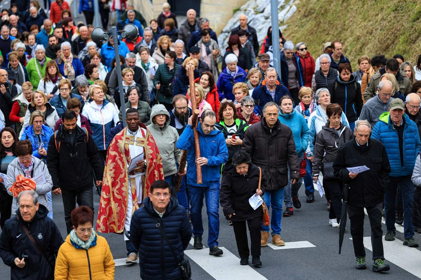 Vía Crucis de Irun hasta San Marcial | El Diario Vasco