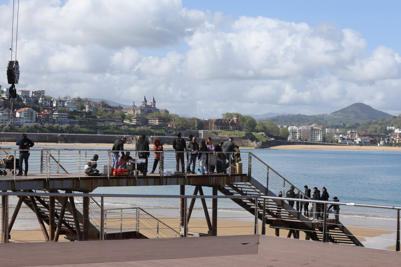 Rodaje en Donostia de la película 'Ya no quedan junglas adonde regresar' | El Diario Vasco