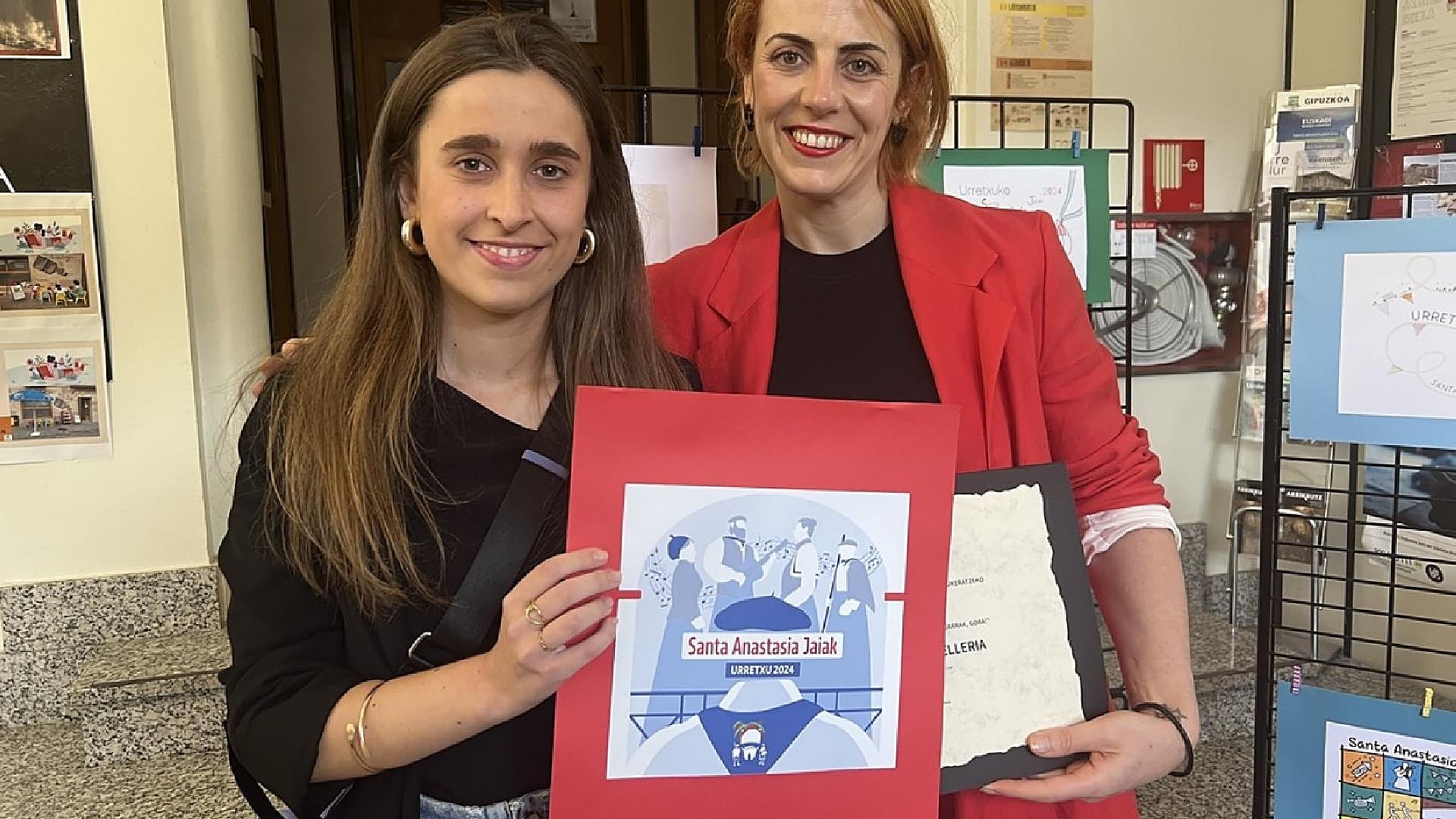 Urretxu: Nerea Murillo, ganadora de la portada de fiestas | El Diario Vasco