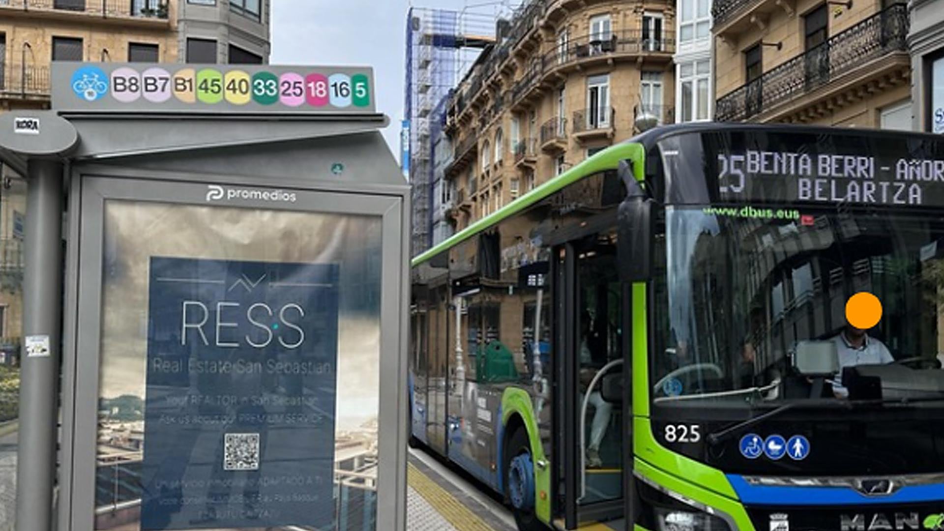 Mejor servicio para la línea de bus 25, hacia Añorga | El Diario Vasco