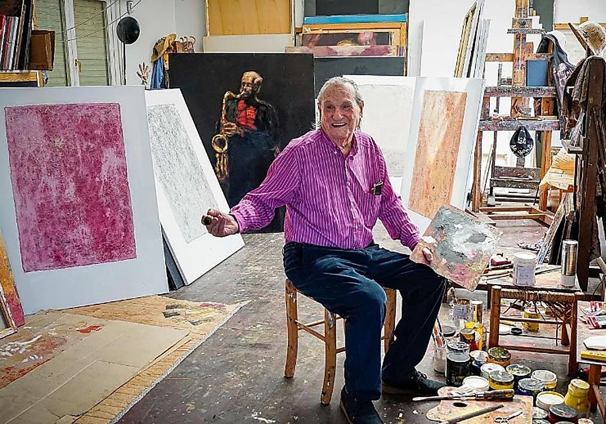 Muere a los 91 años el prolífico pintor bilbaíno Iñaki García Ergüin ...