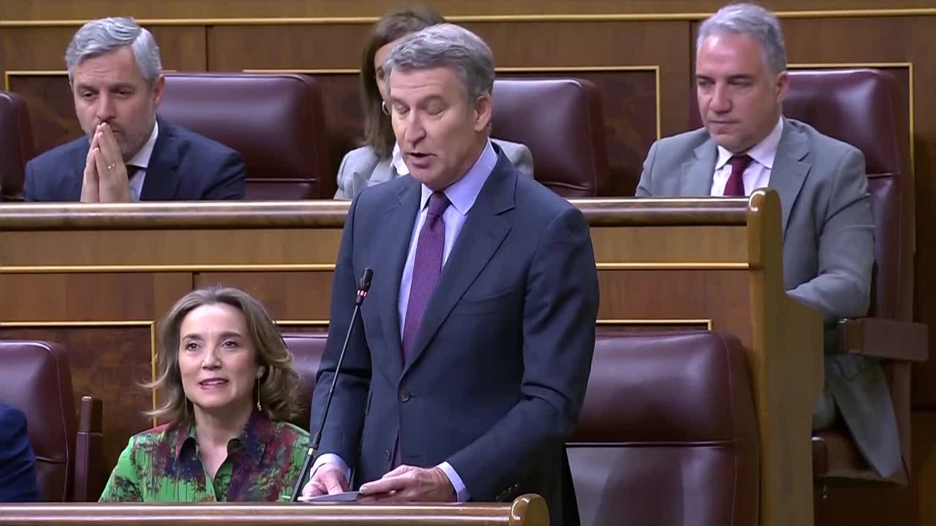 Feijóo carga contra Sánchez por okupaciones y Feijóo carga contra Sánchez por okupaciones y