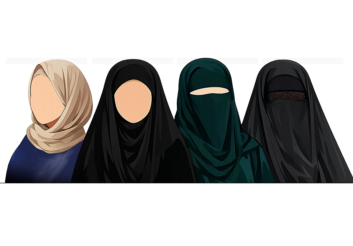 Burka, niqab, hiyab... ¿en qué se diferencian los velos islámicos que ...
