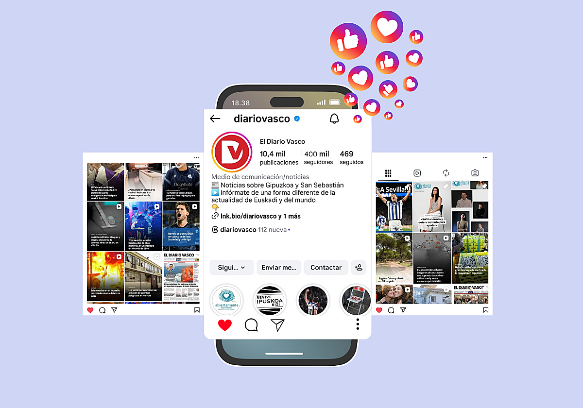 El Diario Vasco alcanza los 400.000 seguidores en Instagram | El Diario ...