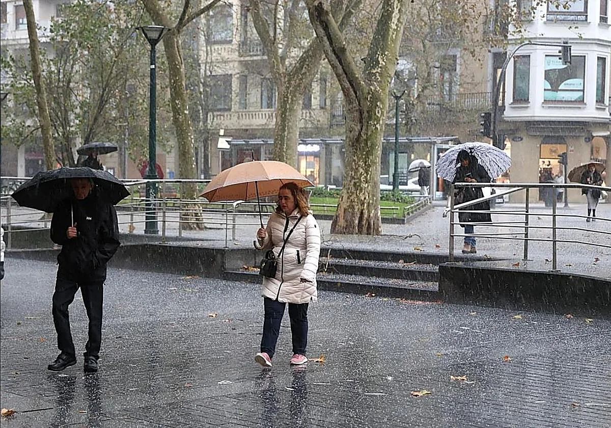 Aviso amarillo por fuertes lluvias para esta tarde en Gipuzkoa | El ...