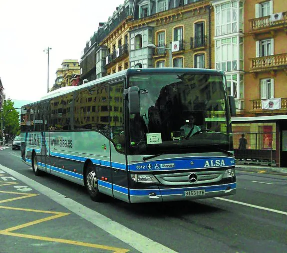 Alsa ha puesto en marcha un autobús desde Urdanibia Berri hasta Hendaia ...