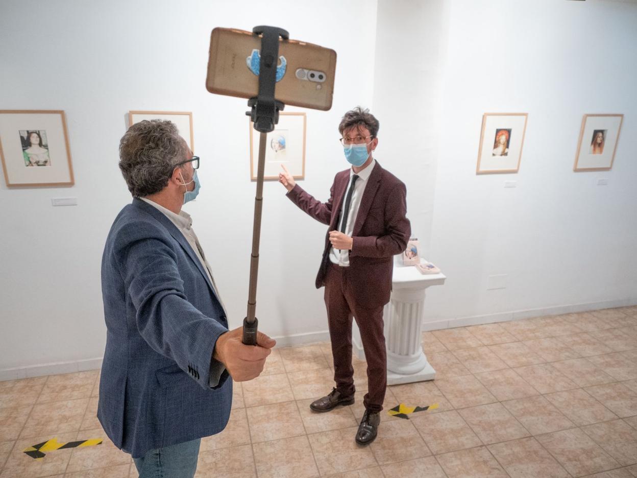 Samuel Armas, de guía virtual de su exposición en la galería Octógono ...