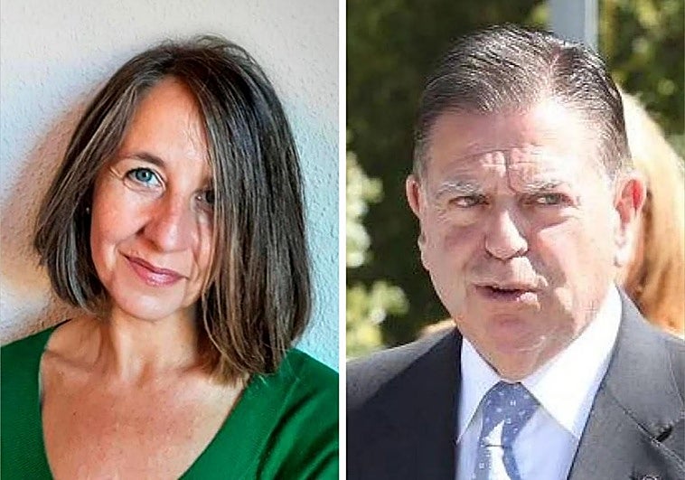 La escritora María Martín Barranco, Comadre de Oro, y Alfredo Canteli ...