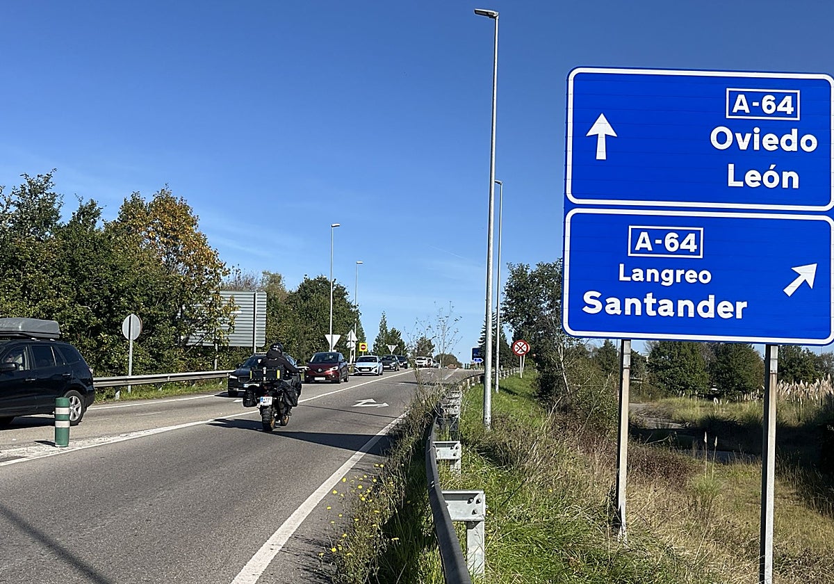 El acceso a Parque Principado desde la A-64 estará limitado a 40 kilómetros por hora «por ...