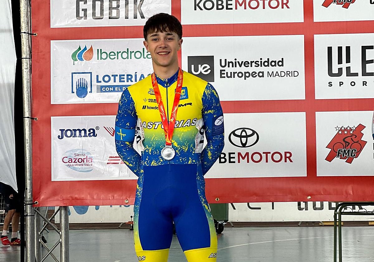 El avilesino Mario Menéndez, subcampeón de España de ciclismo en pista ...