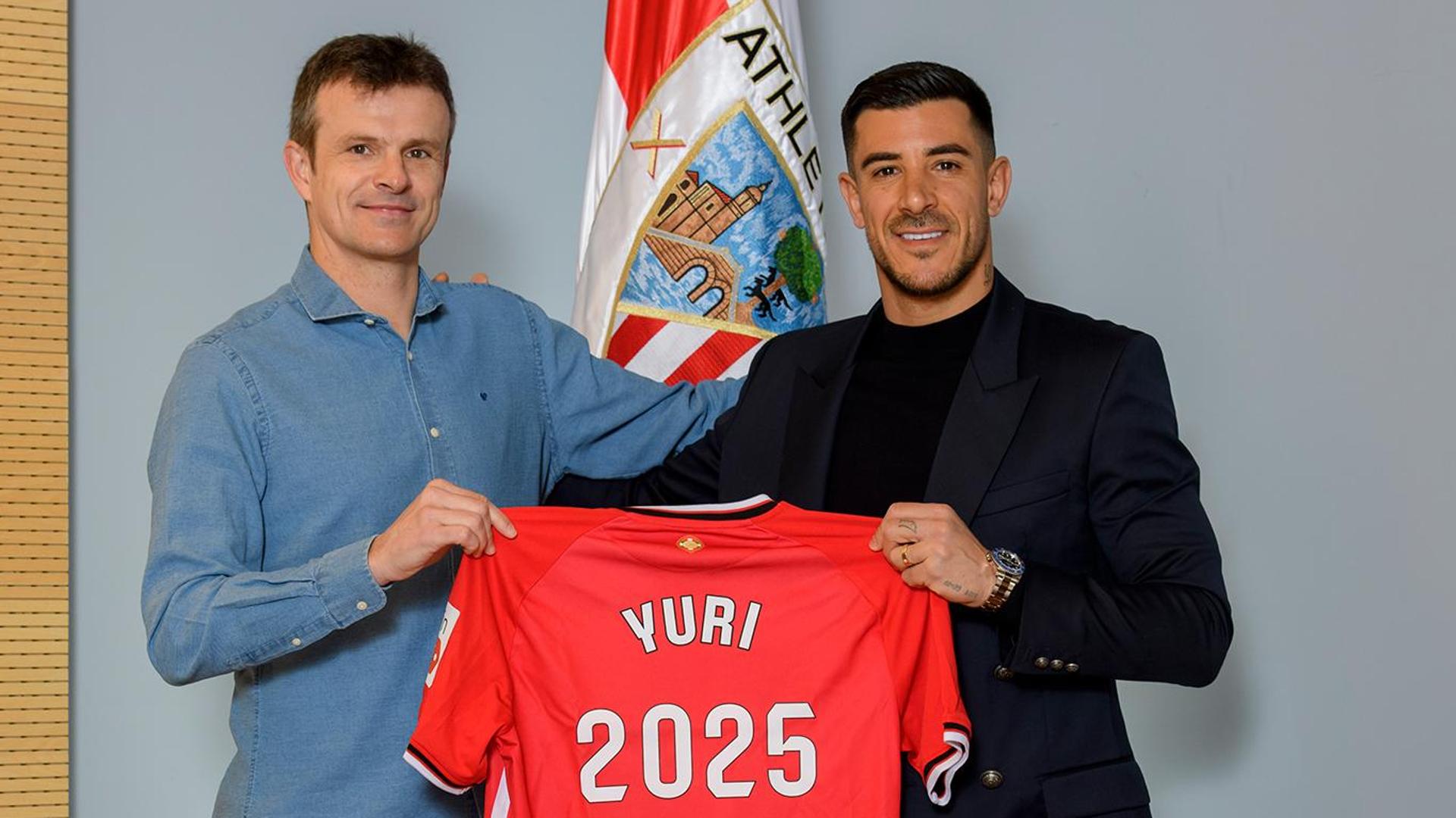 Yuri firma con el Athletic hasta 2025 con opción a una temporada más ...
