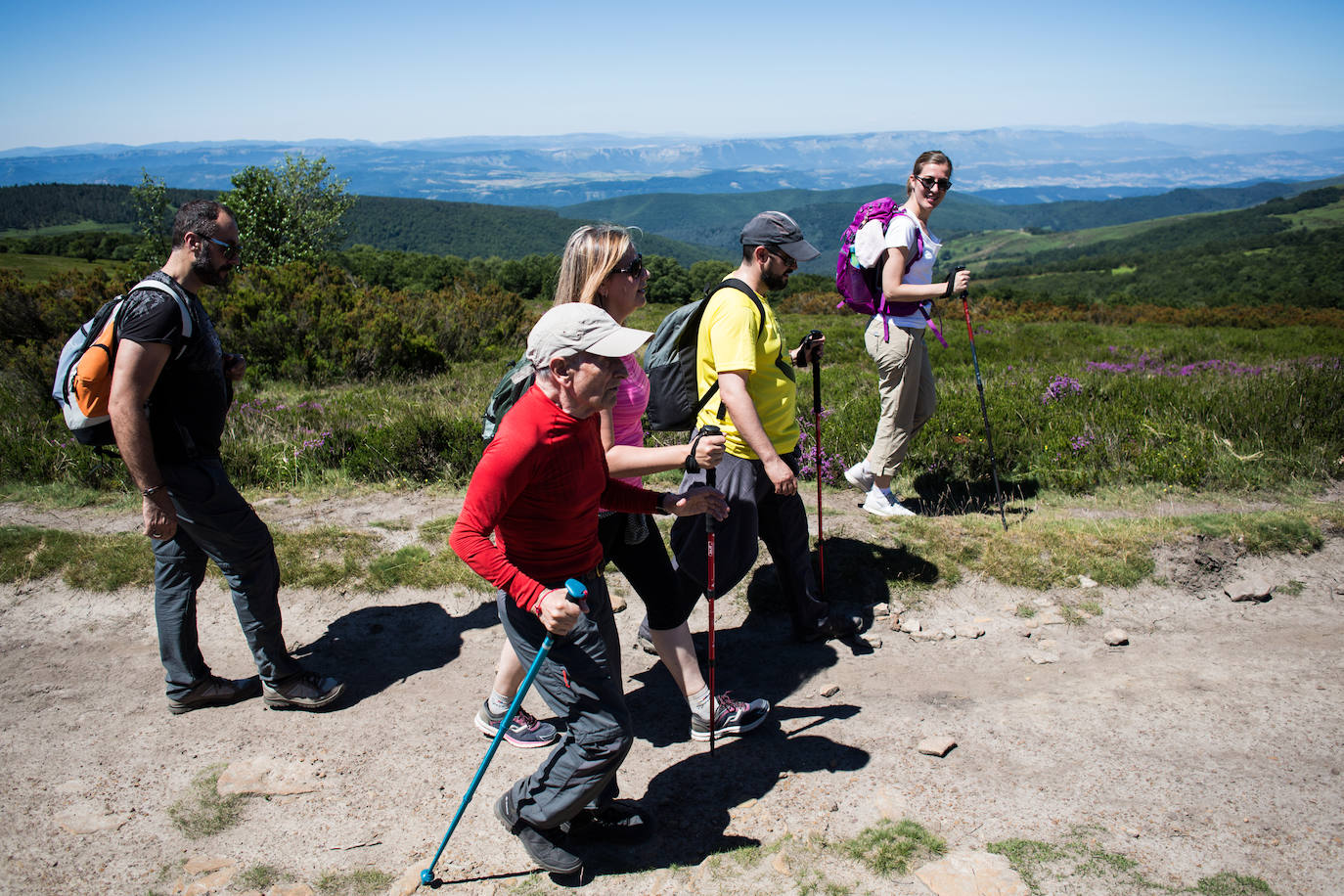 Fotos: La última subida al Gorbea que recordará José Mari | El Correo